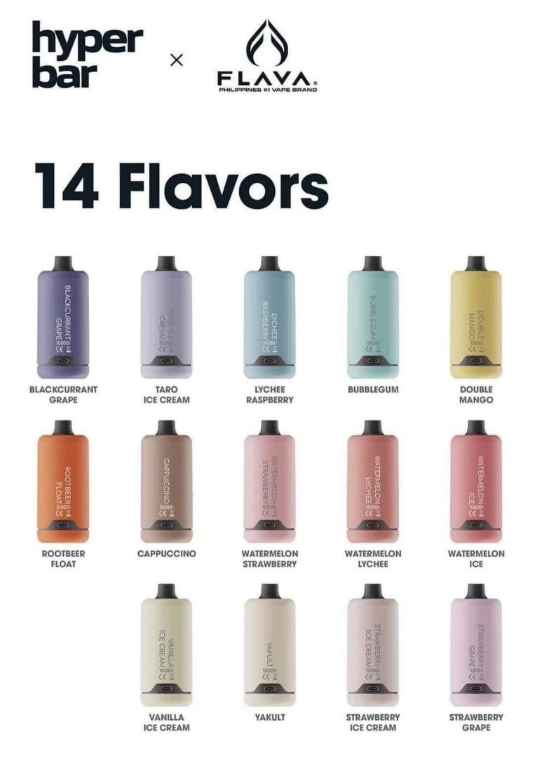 Flava Hyperbar 10000 Puffs Mcw International Trading Corp