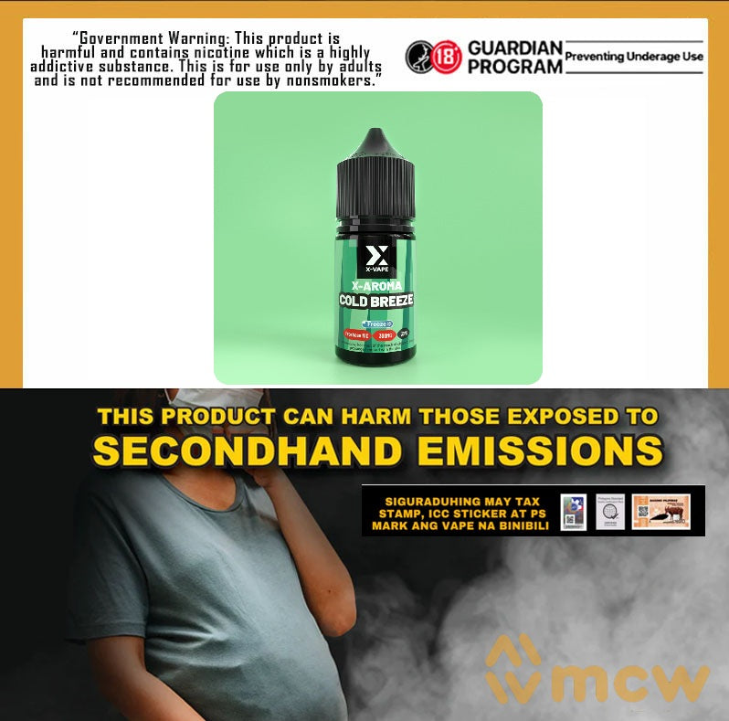 X-AROMA E-Liquid 30ml – mcw international trading corp